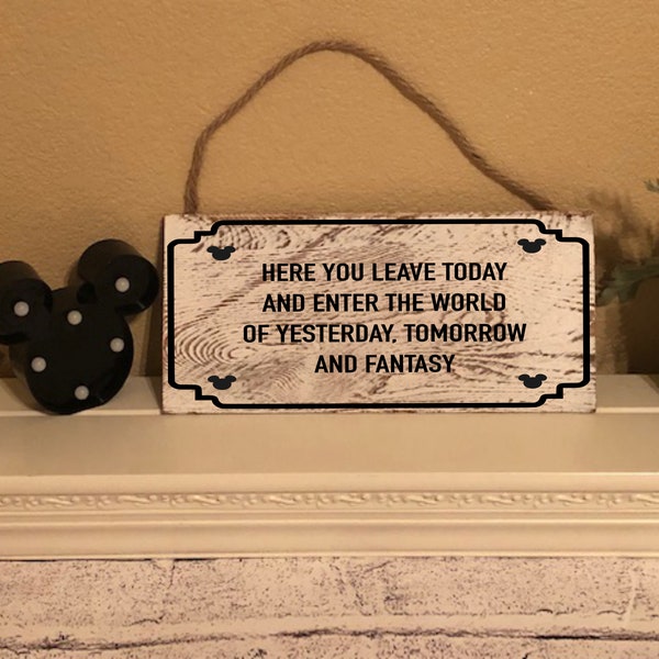 Here You Leave Today and Enter the World of Yesterday, Tomorrow and ...