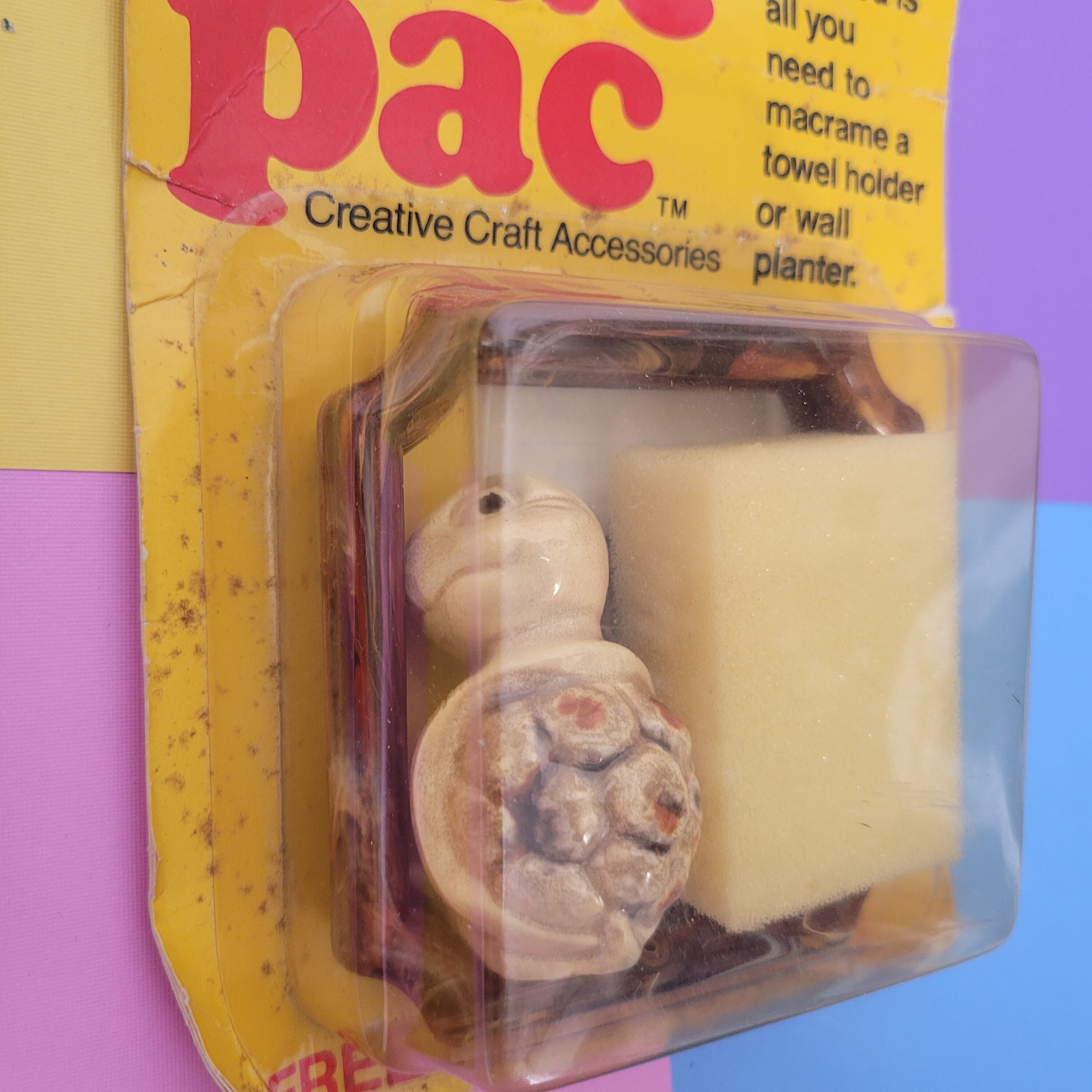 Vintage 1982 Mac Pac Turtle Bead Macrame Kit - Etsy