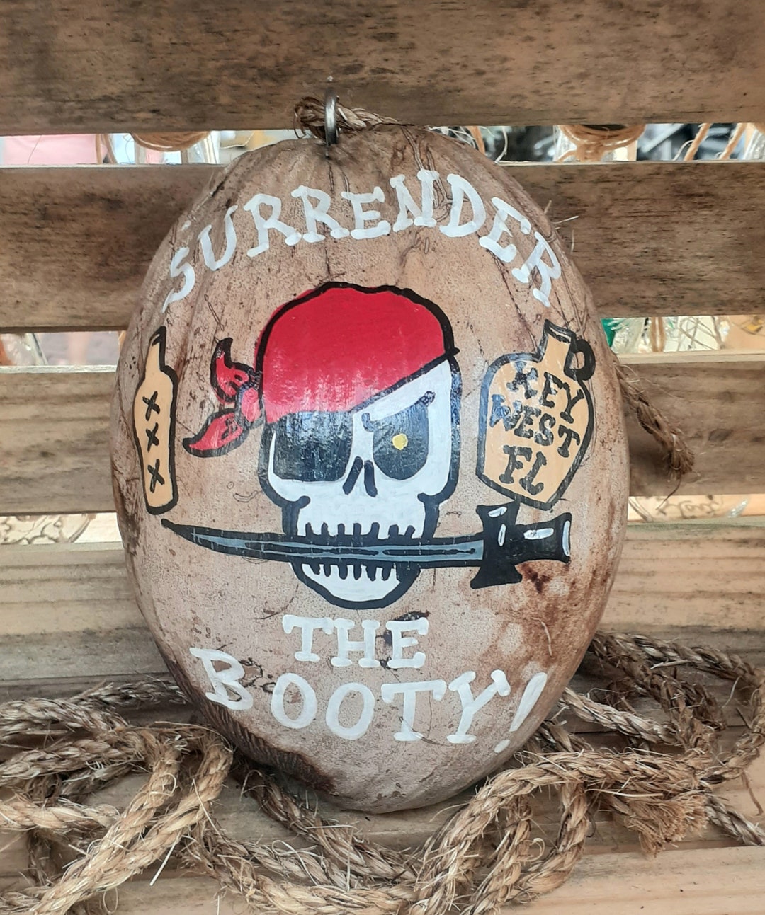 SURRENDER THE BOOTY Key West Coconuts - Etsy