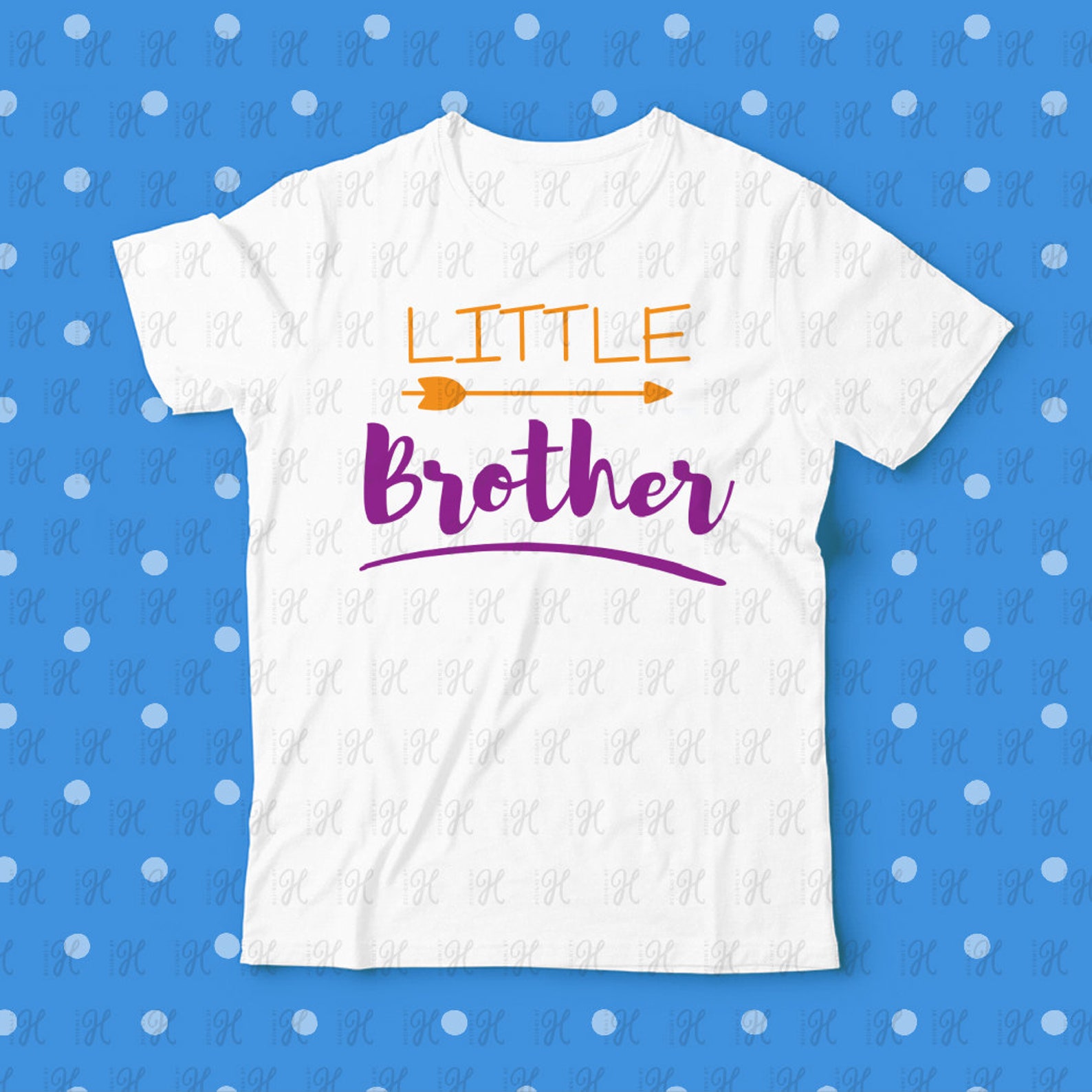 Little Brother Svg, Dxf, Png. Eps and Ai Cut File, Vector Art ...
