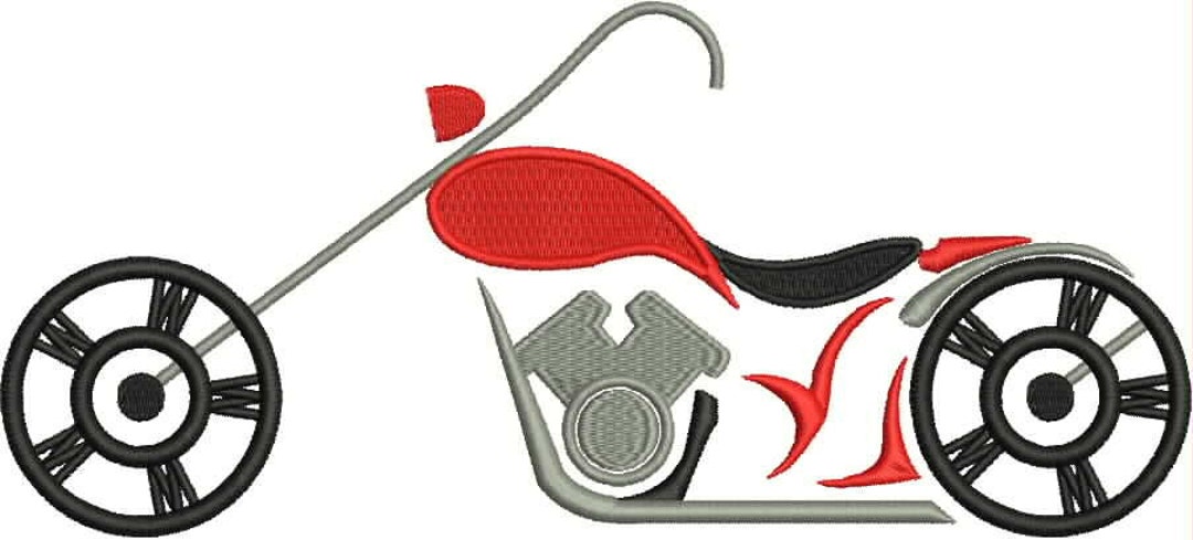 Vintage Bike Embroidery Design 4 Sizes Designsbyhocane - Etsy