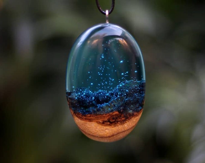 Lovely Ocean Scene Necklace Special Unisex Gift for Her or | Etsy