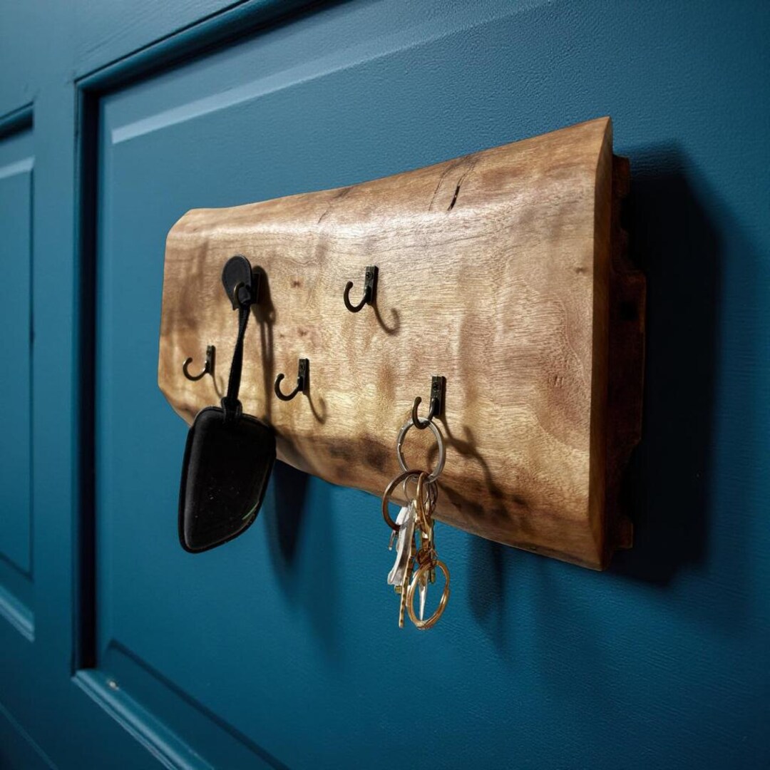 Key Holder for Wall Solid Wood Key Rack for Entryway Modern Farmhouse ...