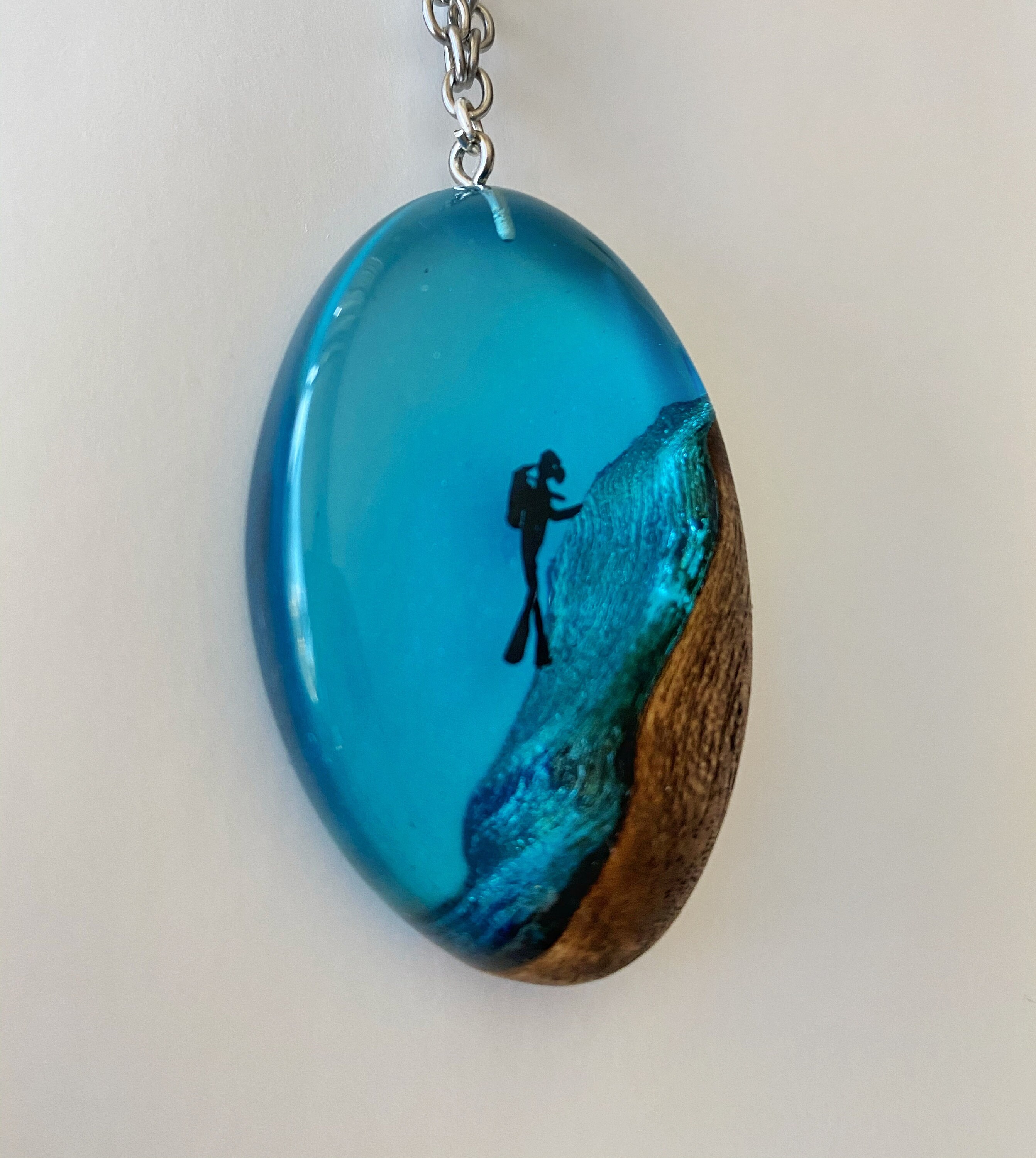 Scuba Diving Gift Scuba Diver Necklace Swimmer Gift Unique - Etsy