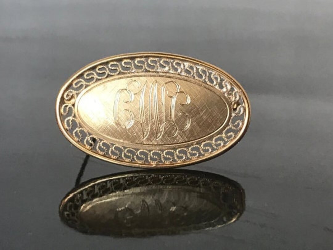 Real 12k Gold Small Brooch Pin12k Gold Filled Broochvintage - Etsy