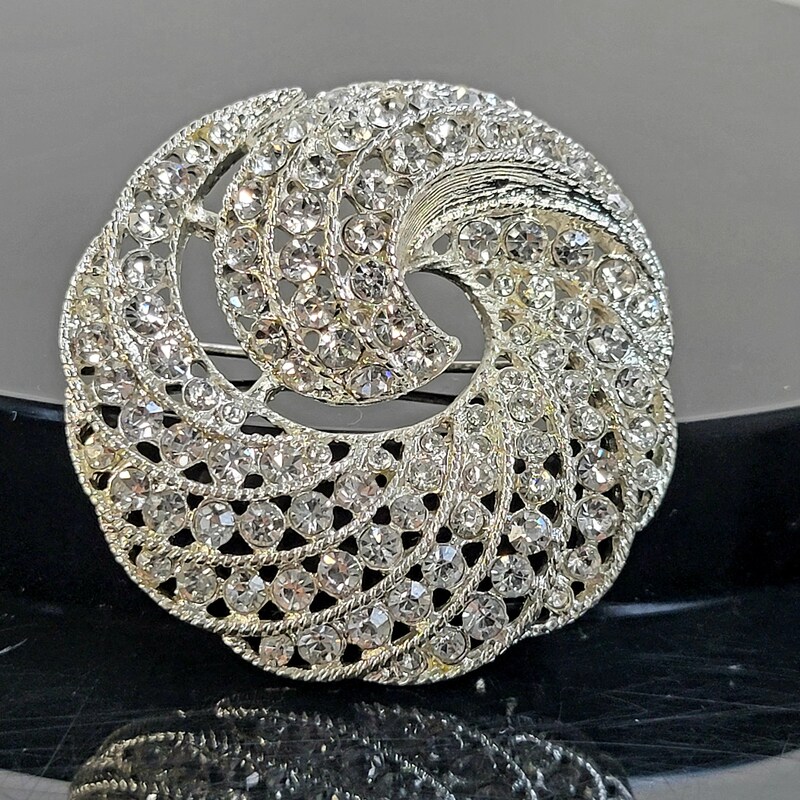 Rhinestone Brooches - Etsy