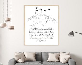 Psalm 121 Print - Etsy