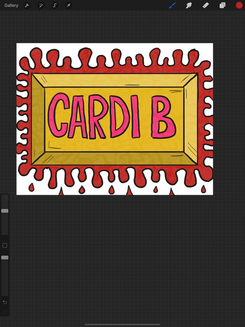 Cardi B Coloring Page - Etsy