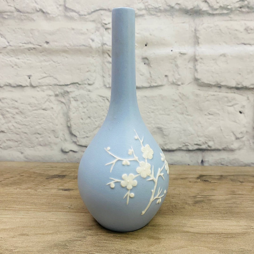 Geisha Light Blue Copeland Spode England Porcelain Bud Vase - Etsy