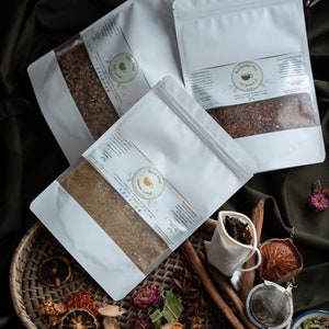 Chakra Tea Blends - FREE Reusable Tea Bag - Tea Bundle Sampler - No ...