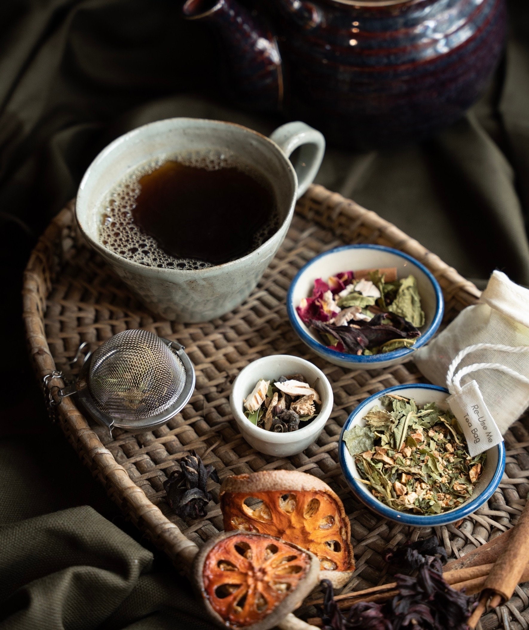 Chakra Tea Blends - FREE Reusable Tea Bag - Tea Bundle Sampler - No ...