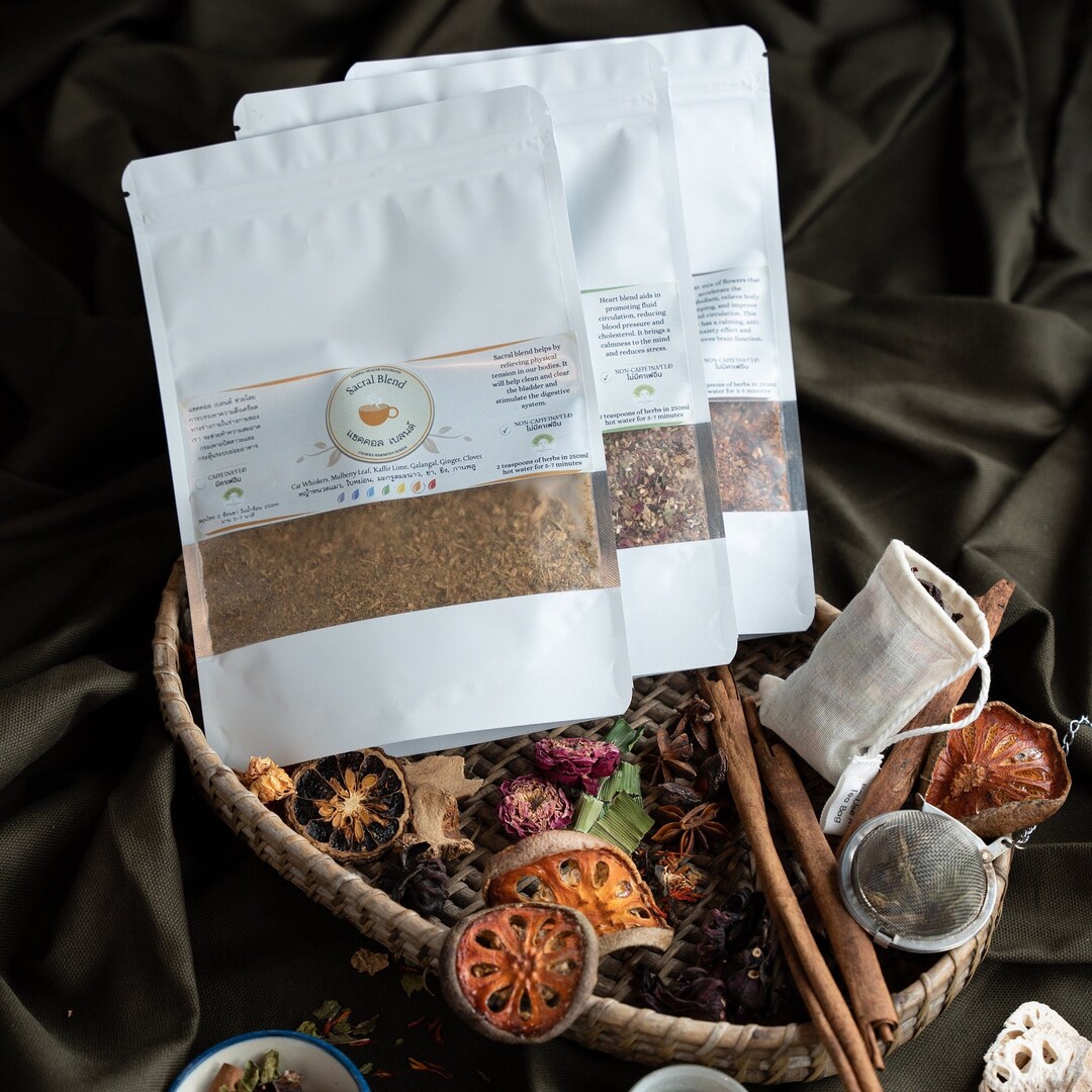 Chakra Tea Blends - FREE Reusable Tea Bag - Tea Bundle Sampler - No ...