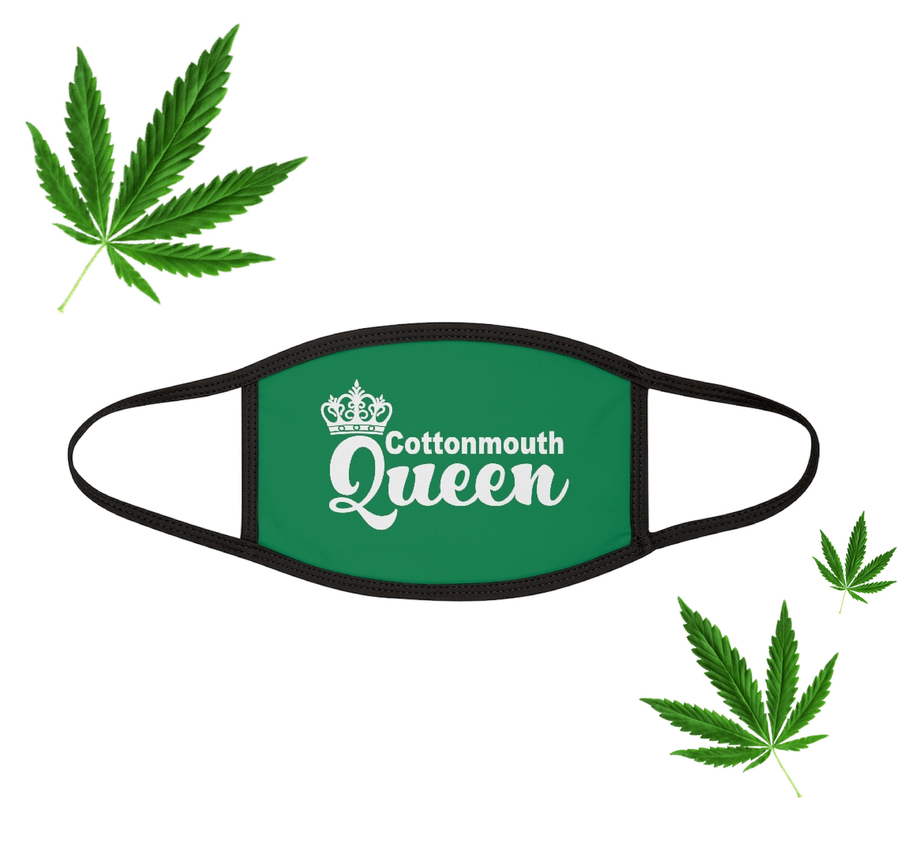 Cottonmouth Queen Face Mask, Women's Queen Face Mask, Stoner Face Mask ...