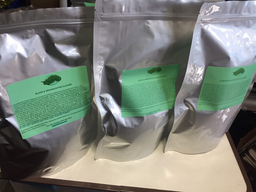 3 Pack Alkaline Bitter Herbal Tea Blend for Cleansing Various Areas of ...