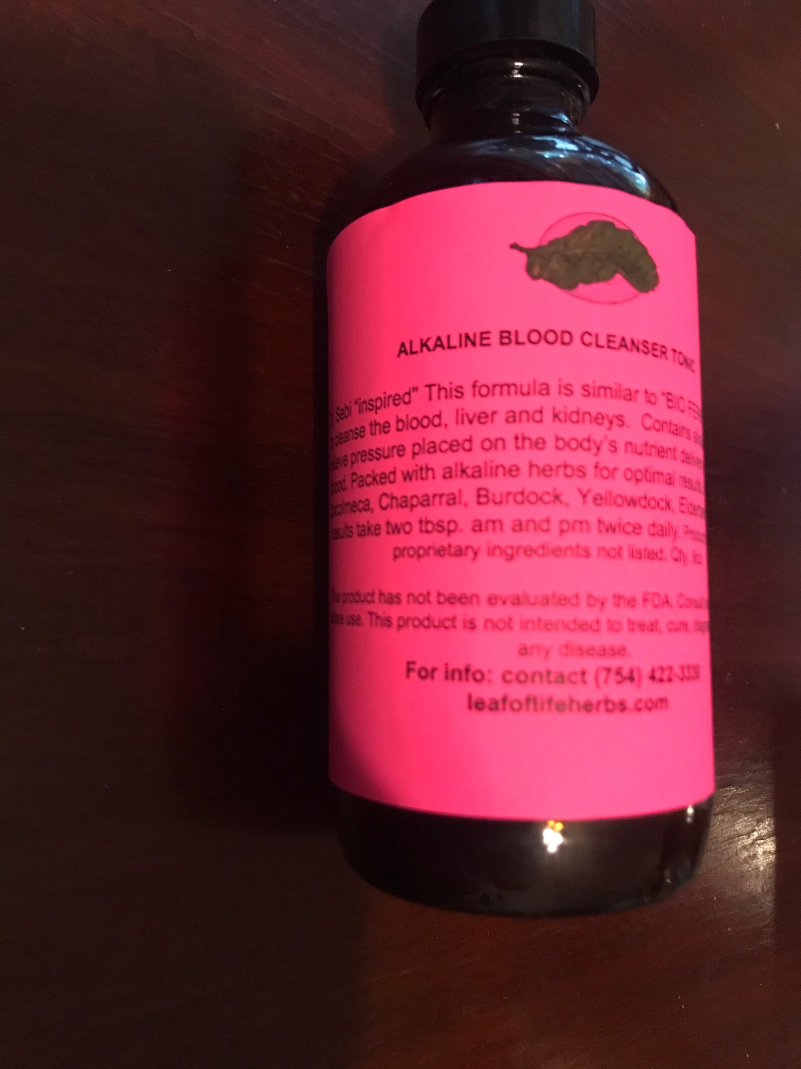 Alkaline Herbal Blood Cleanser Tonic Similar to bio Ferro. Boost Immune ...