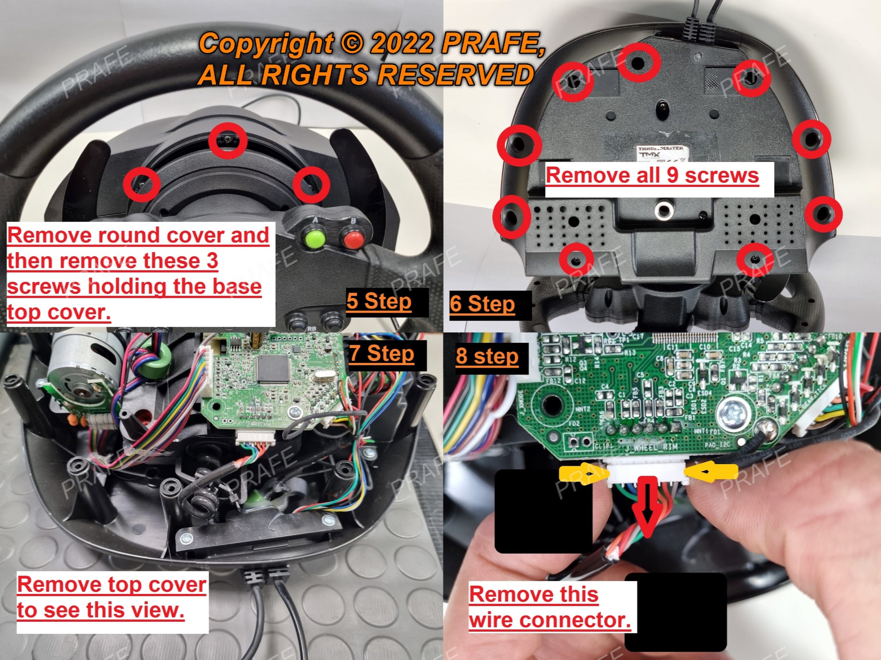 Thrustmaster TMX or T150 Base Steering Wheel Adapter Upgrade - Etsy Finland