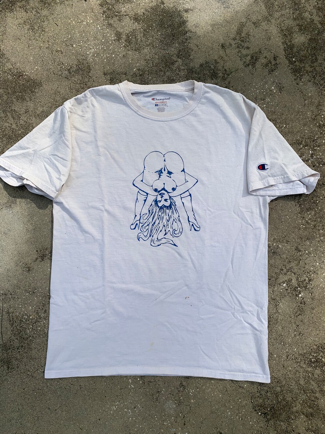 Y2K Champion Lady Bits Graphic Tee - Etsy