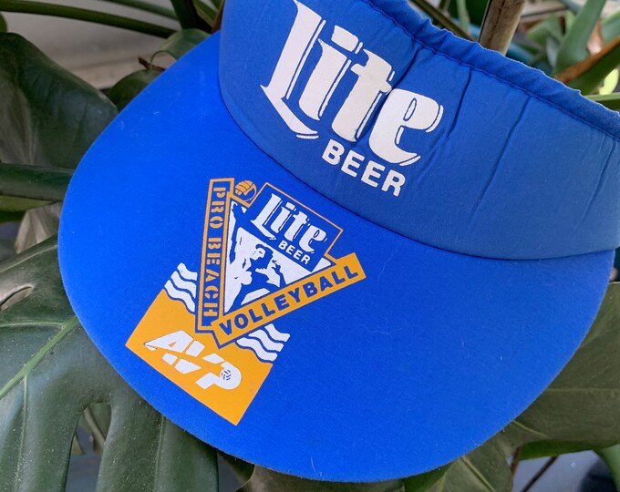 Vintage Miller Lite AVP Visor Cap - Etsy