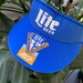 Vintage Miller Lite AVP Visor Cap - Etsy