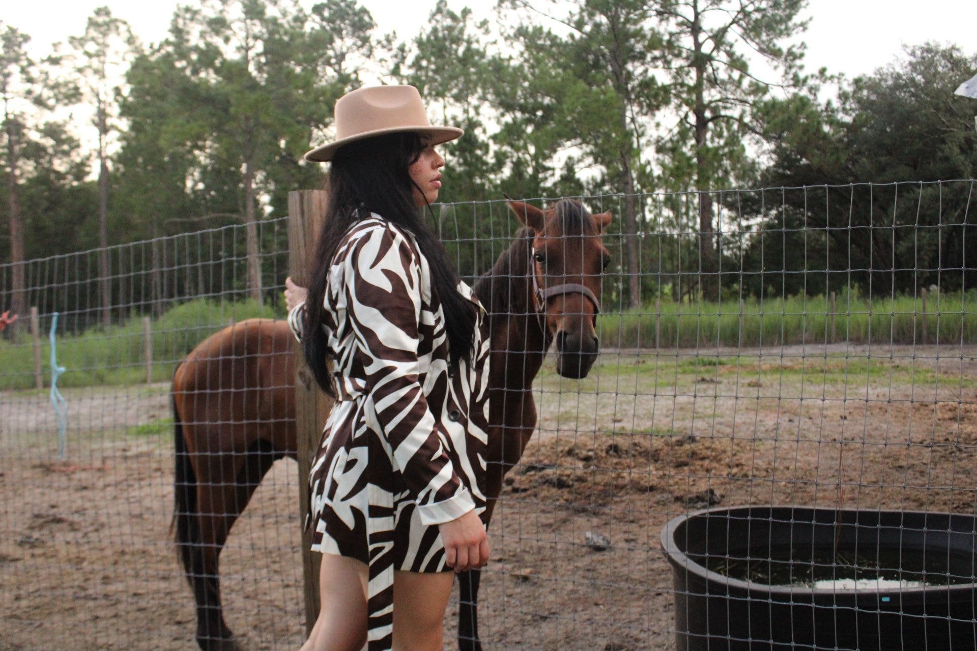 Y2K Zebra Print Trench Coat - Etsy