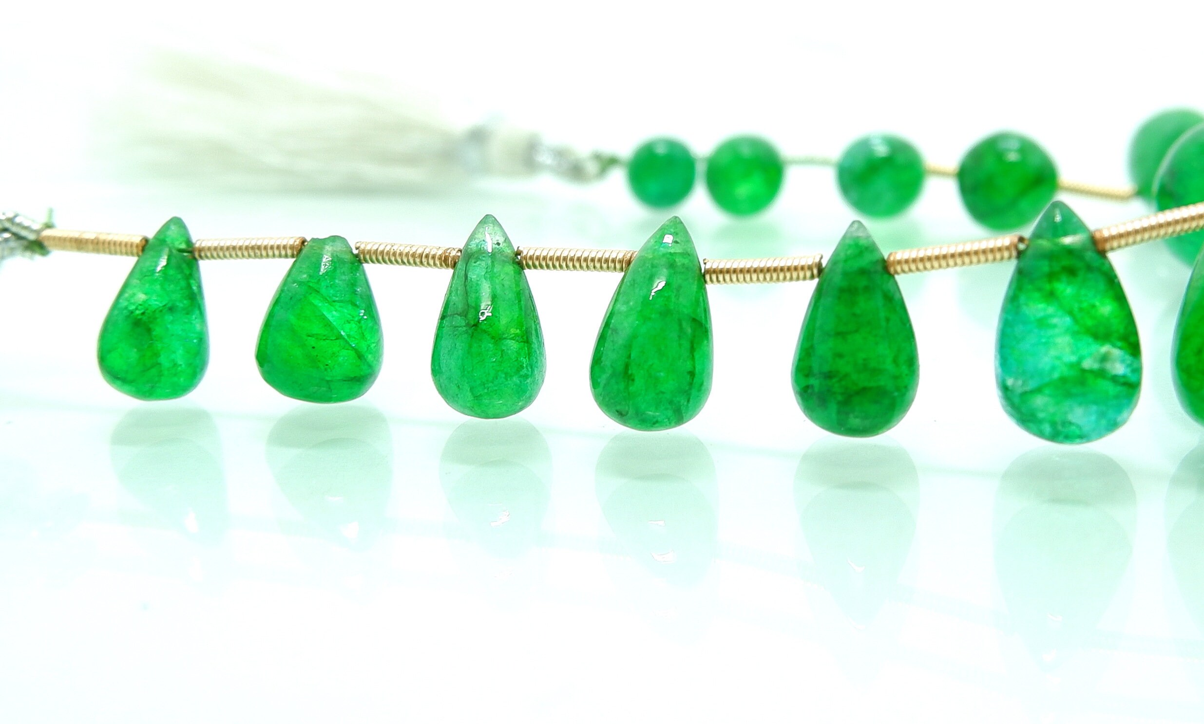 Natural Zambian Emerald Teardrop, Emerald Drop Shape Gemstone, Emerald ...
