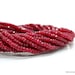 FINEST NATURAL RUBY Beads, Ruby Faceted Beads, Nicely Faceted Ruby Beads, African Ruby Beads ...