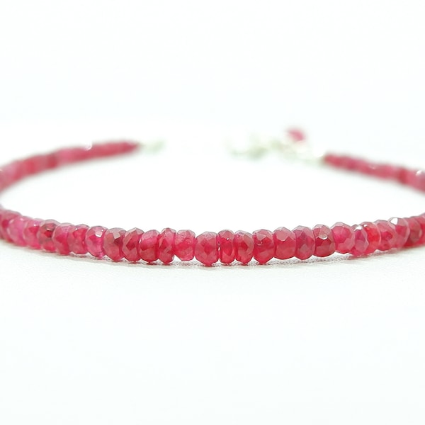 Ruby Bracelet - Etsy