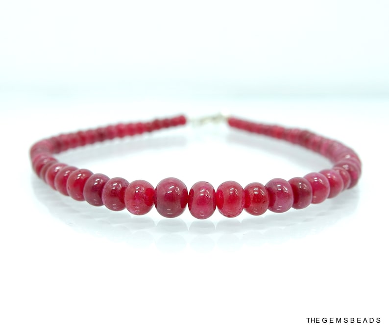 Dainty Natural Genuine Red African Ruby Delicate Bracelet Ruby - Etsy UK