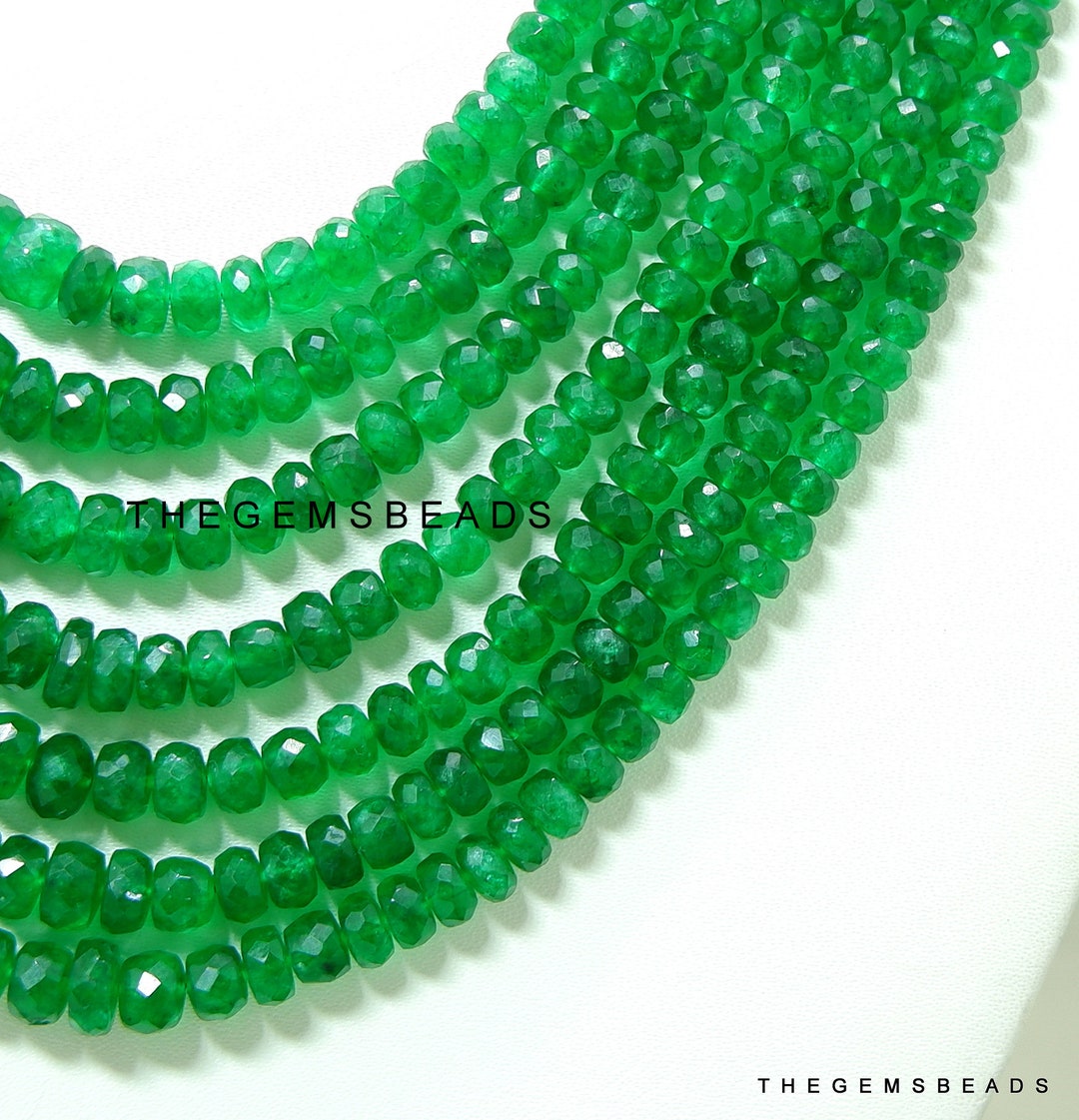 AAA+ Quality Beryl Emerald Beads, Natural Beryl Emerald Faceted ...