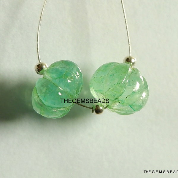 Carved Melon Beads - Etsy