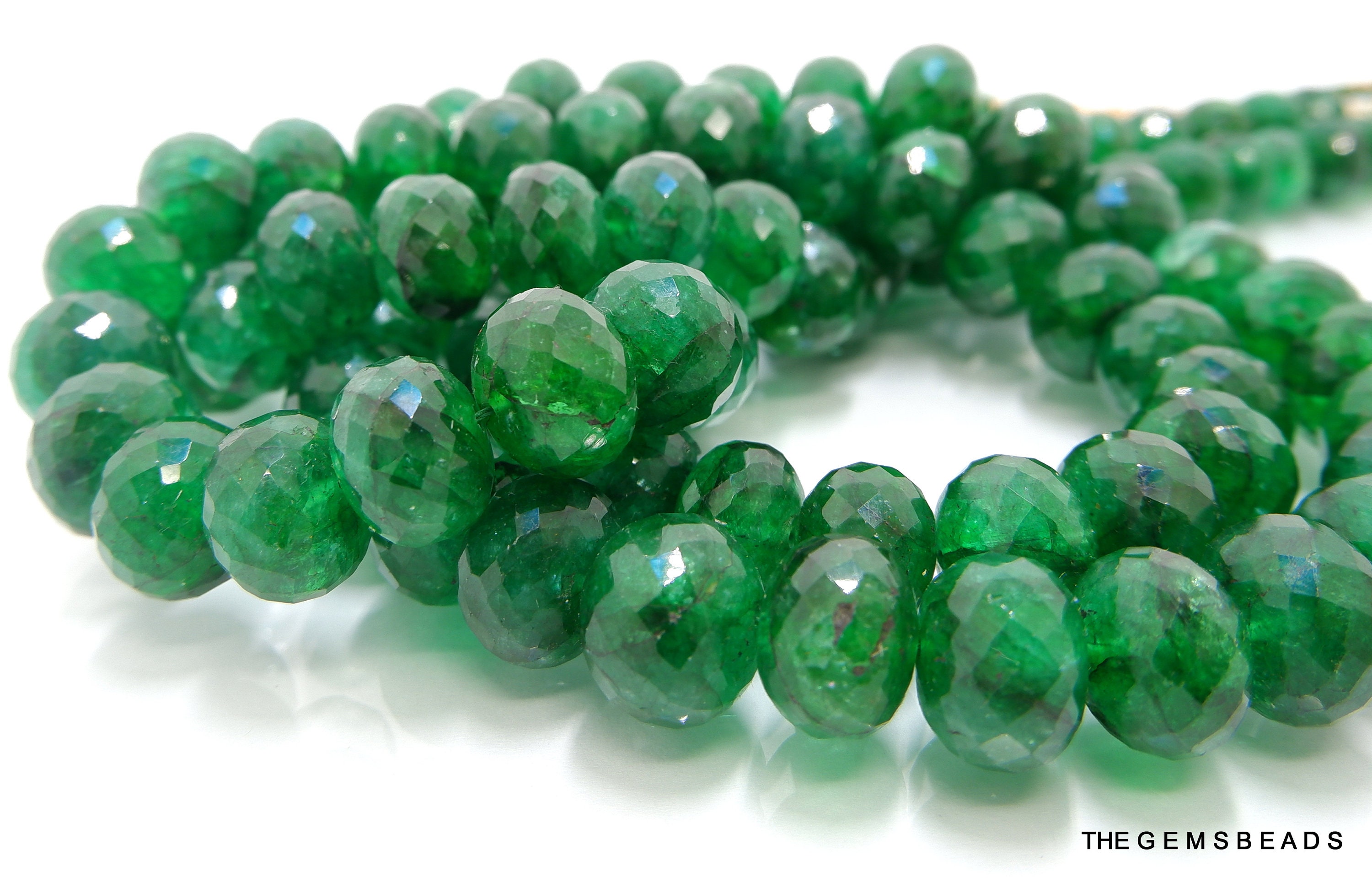Natural Beryl Emerald Green Beads Big Size Beryl Emerald | Etsy