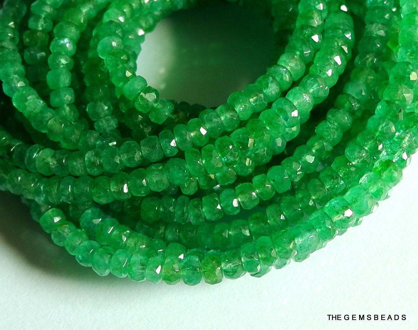 140 Beads of Finest Natural Beryl Emerald Beads Beryl Emerald - Etsy