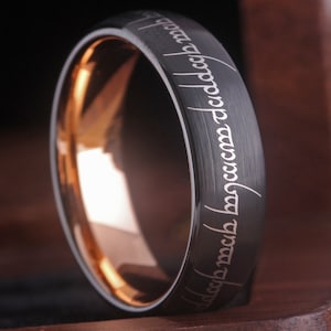 Choose the Right Ring CTR Ring CTR Elvish Ring Custom Personalize Laser ...