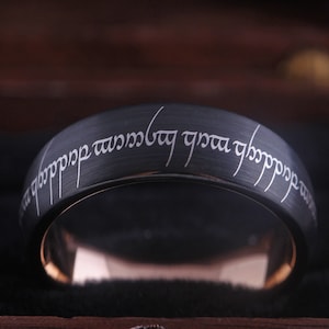 Choose the Right Ring CTR Ring CTR Elvish Ring Custom Personalize Laser ...