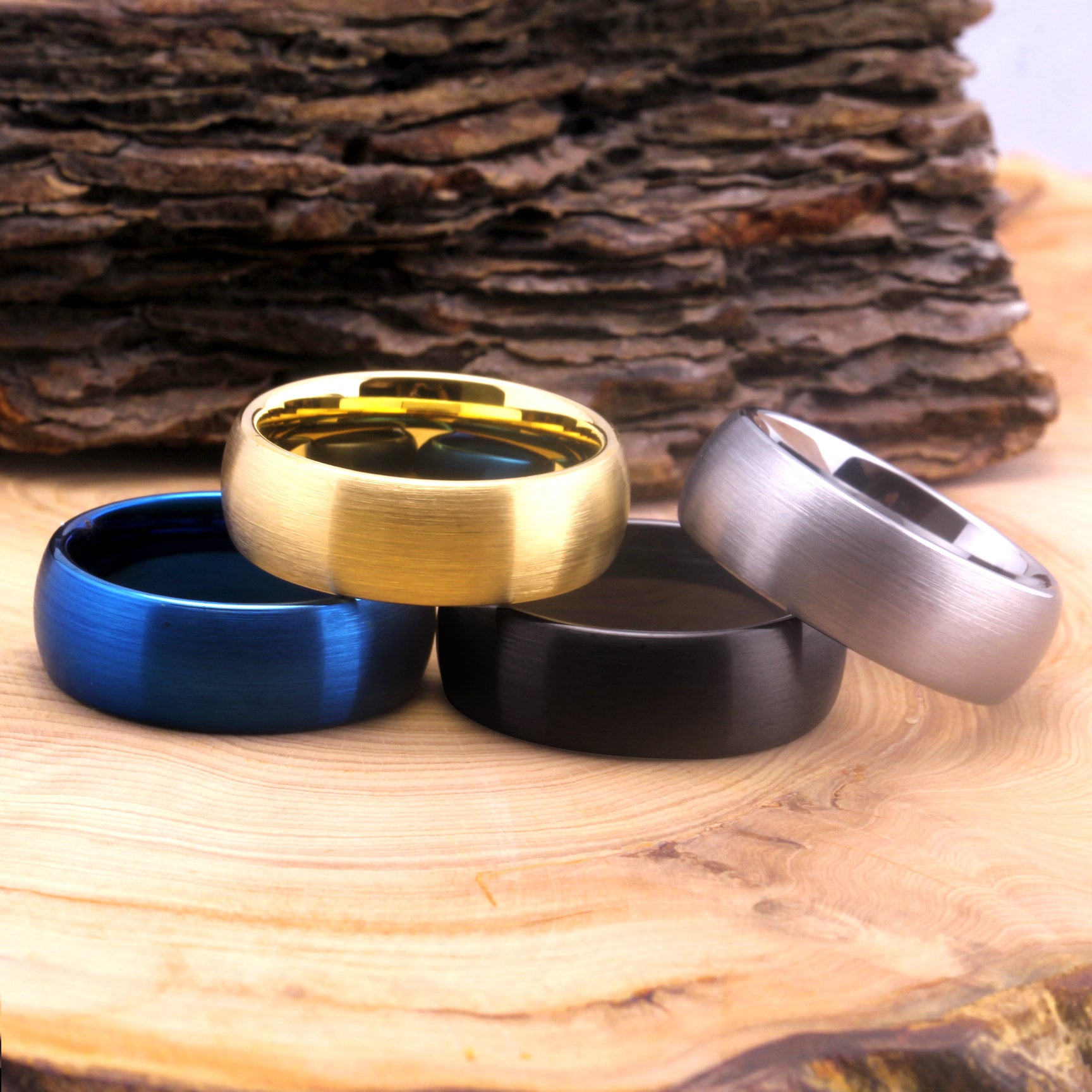 Black Wedding Game Ring Blood Borne Hunter Runes Tungsten Ring A Hunter ...