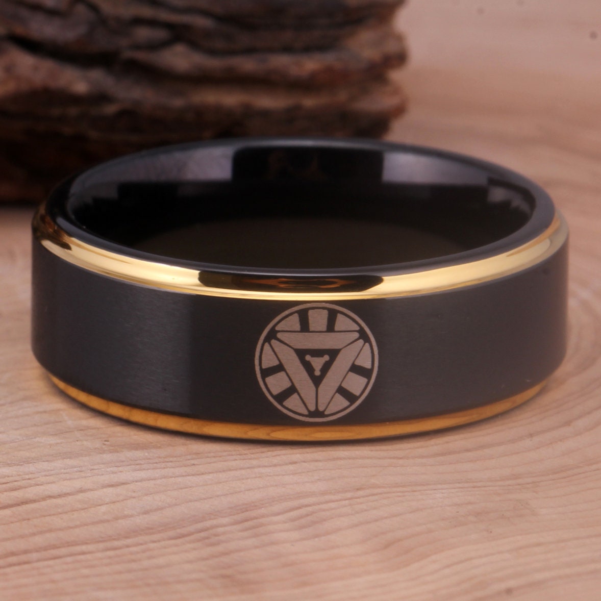 Iron Man Ring Iron Man Reactor Ring Super Hero Ring Free Custom Laser ...