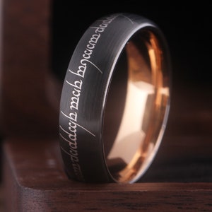 Choose the Right Ring CTR Ring CTR Elvish Ring Custom Personalize Laser ...