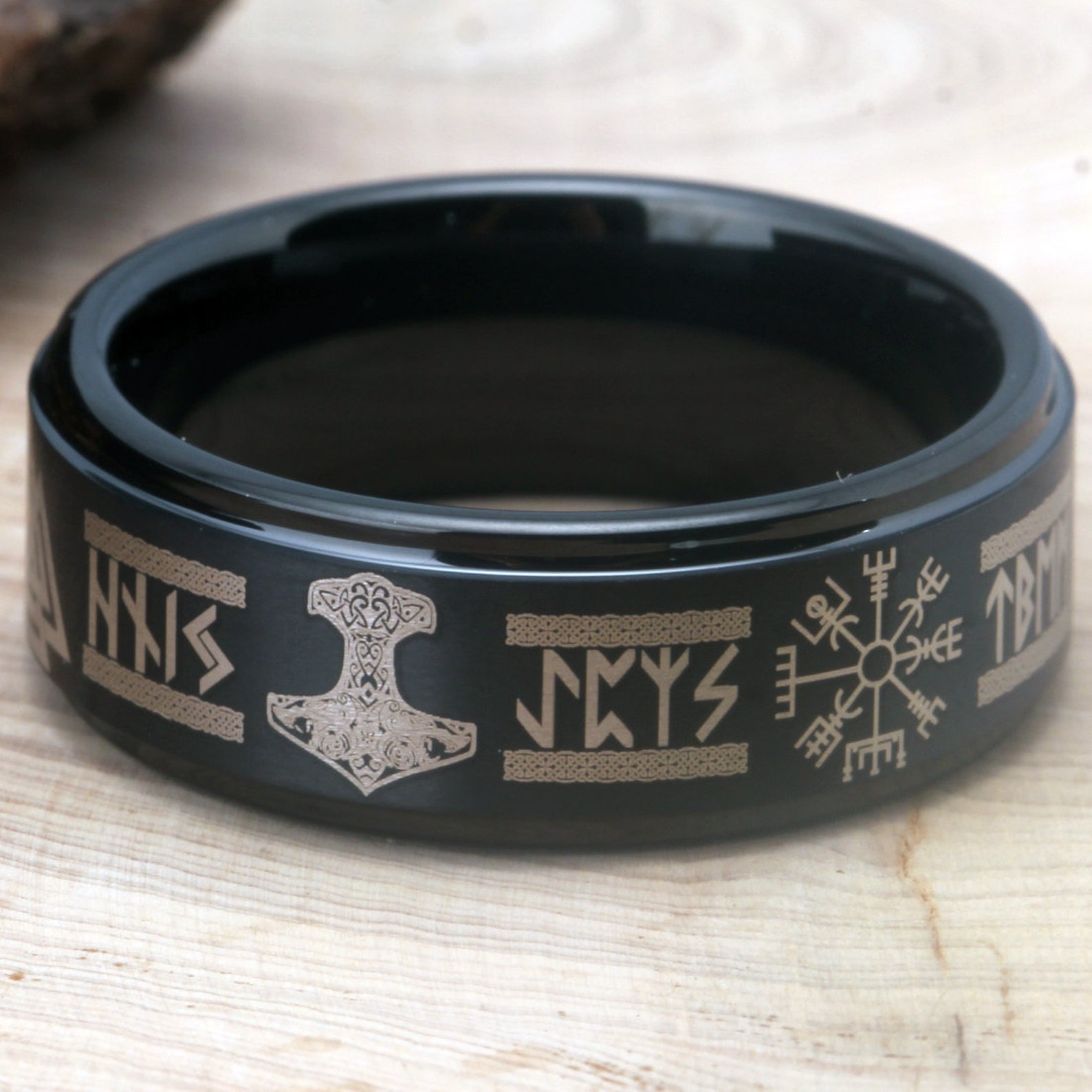 Viking Ring Vicking Nordic Ring Norsemen Ring Ordin Nordic | Etsy