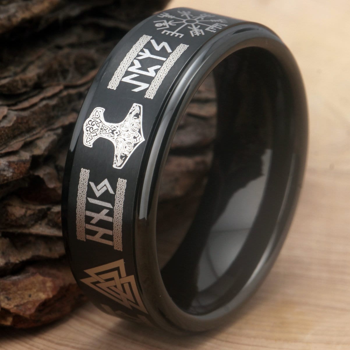 Viking Ring Vicking Nordic Ring Norsemen Ring Ordin Nordic | Etsy