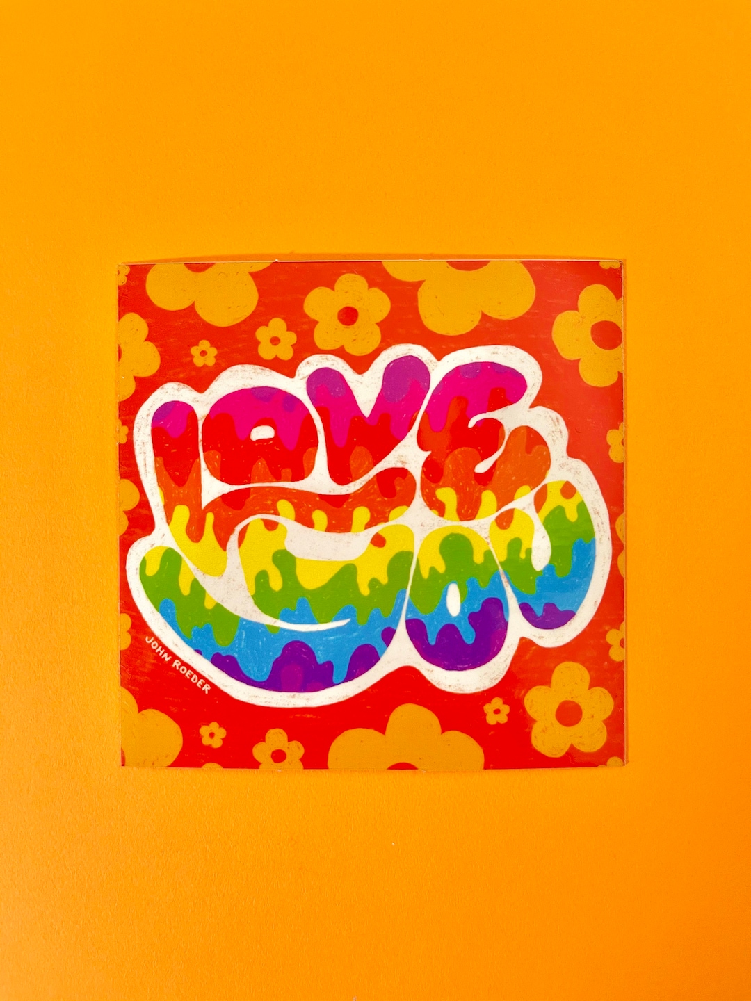 Love You Sticker Decal - Etsy