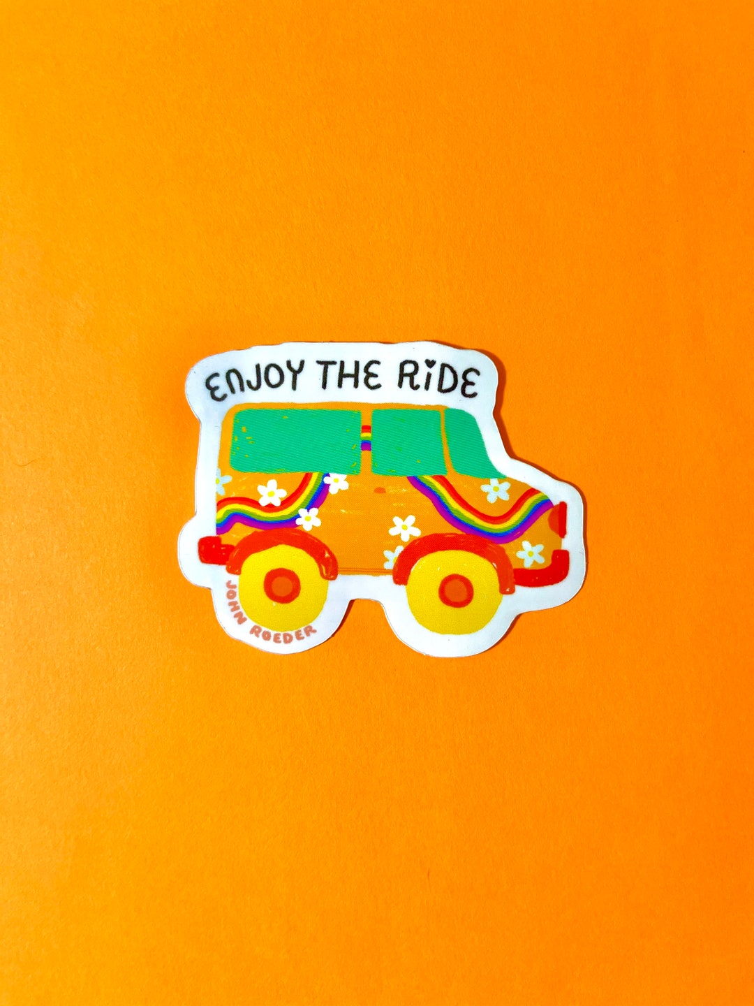 Enjoy the Ride Sticker Decal - Etsy