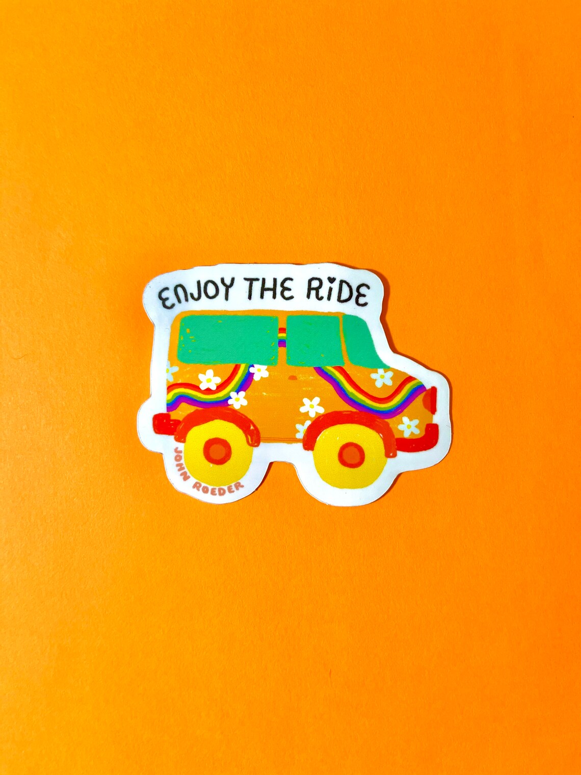 Enjoy the Ride Sticker Decal - Etsy