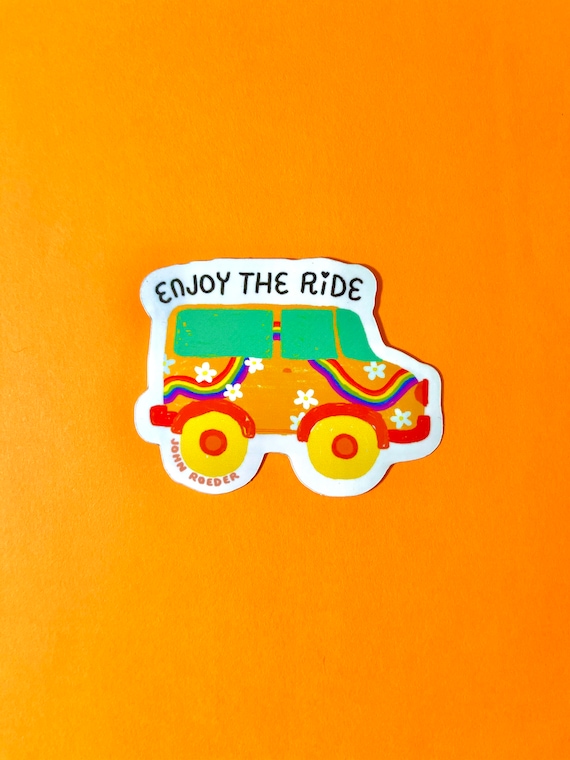 Enjoy the Ride Sticker Decal | Etsy