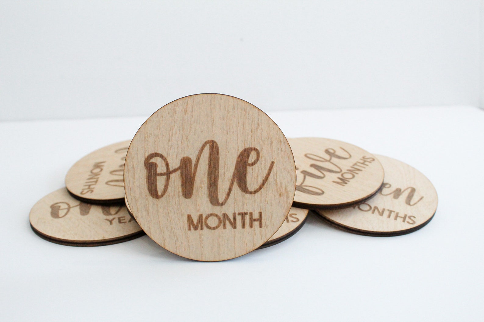 Monthly Wooden Signs Baby Wooden Signs Milestone Baby Signs - Etsy