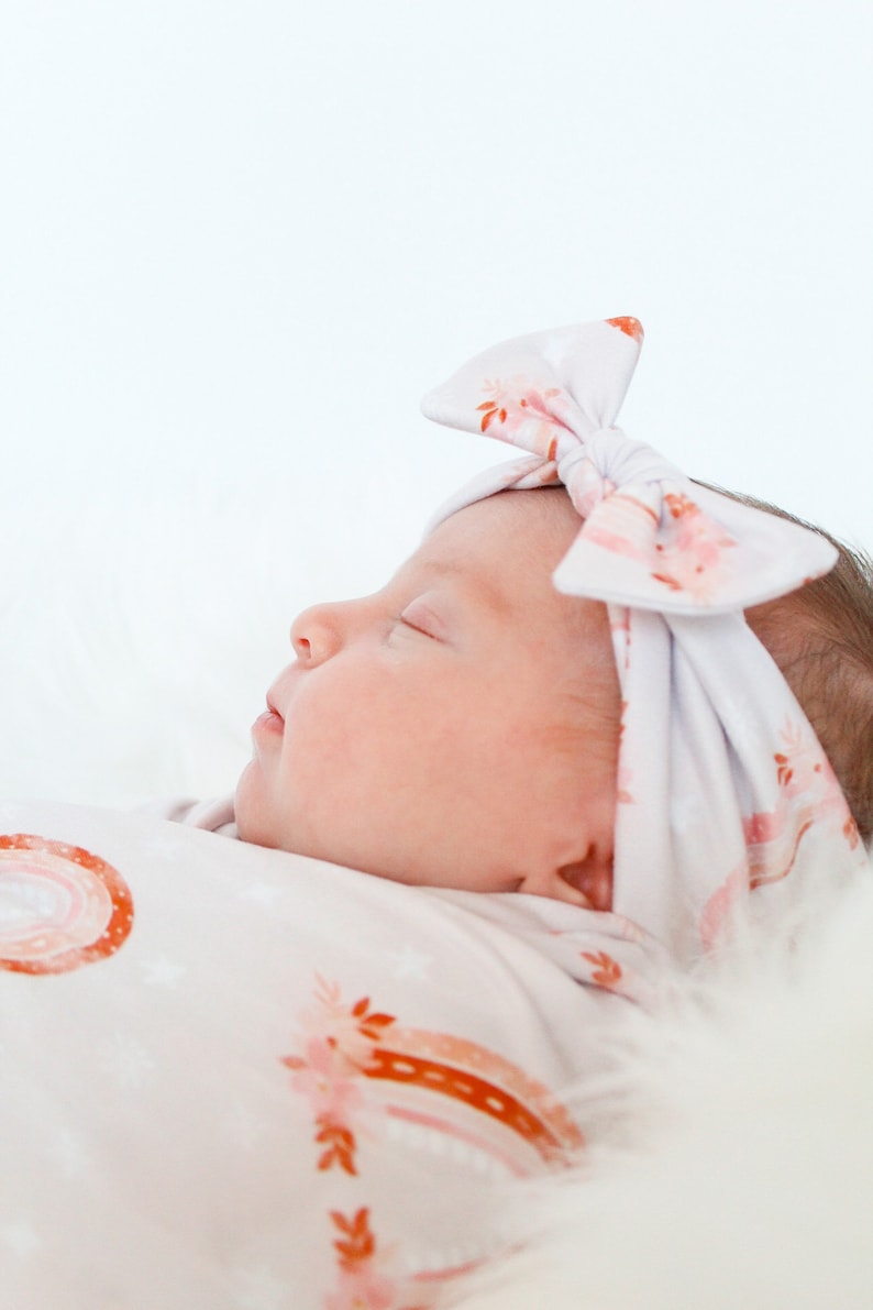 Rainbow Baby Swaddle Blanket Newborn Swaddle Girl Baby - Etsy