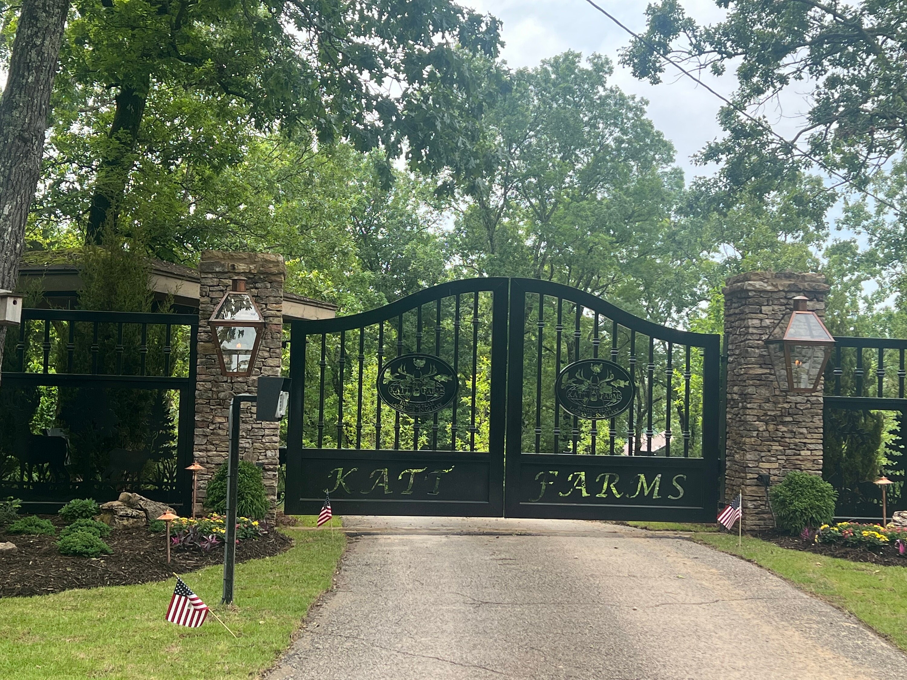 Driveway /estate Gates / Wrought Iron /entry Gate “the KATT Gates” - Etsy