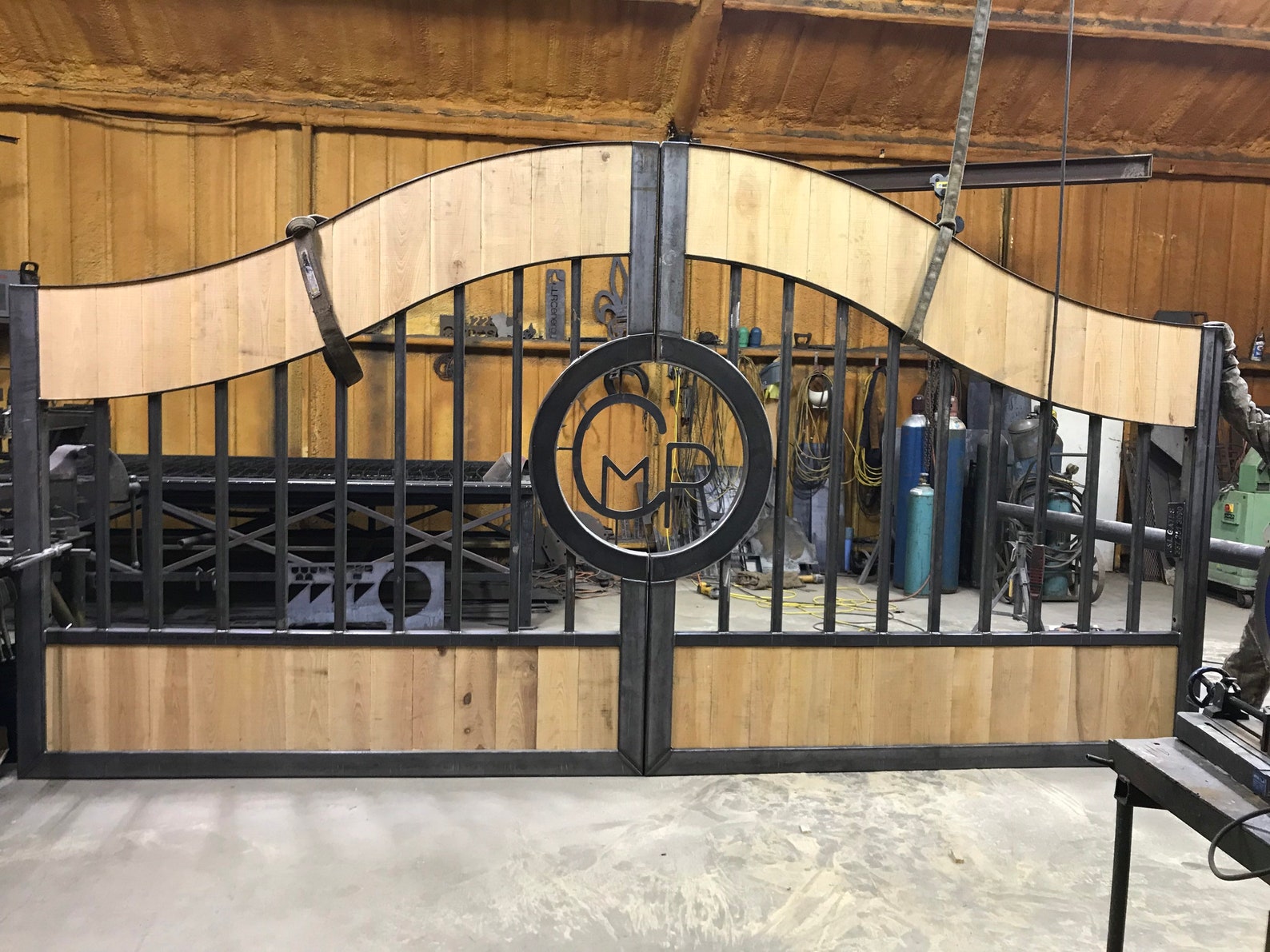 Estate/driveway/wrought Iron/ Horse Gate “the Cypress Gate” - Etsy