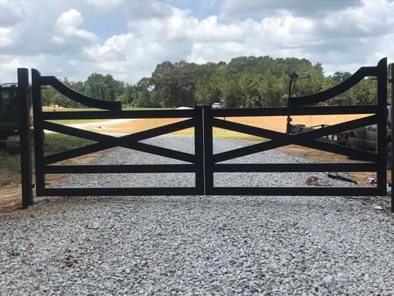 Wrought Iron Ranch Gates Automatic Electric Driveway Gates | Custom
