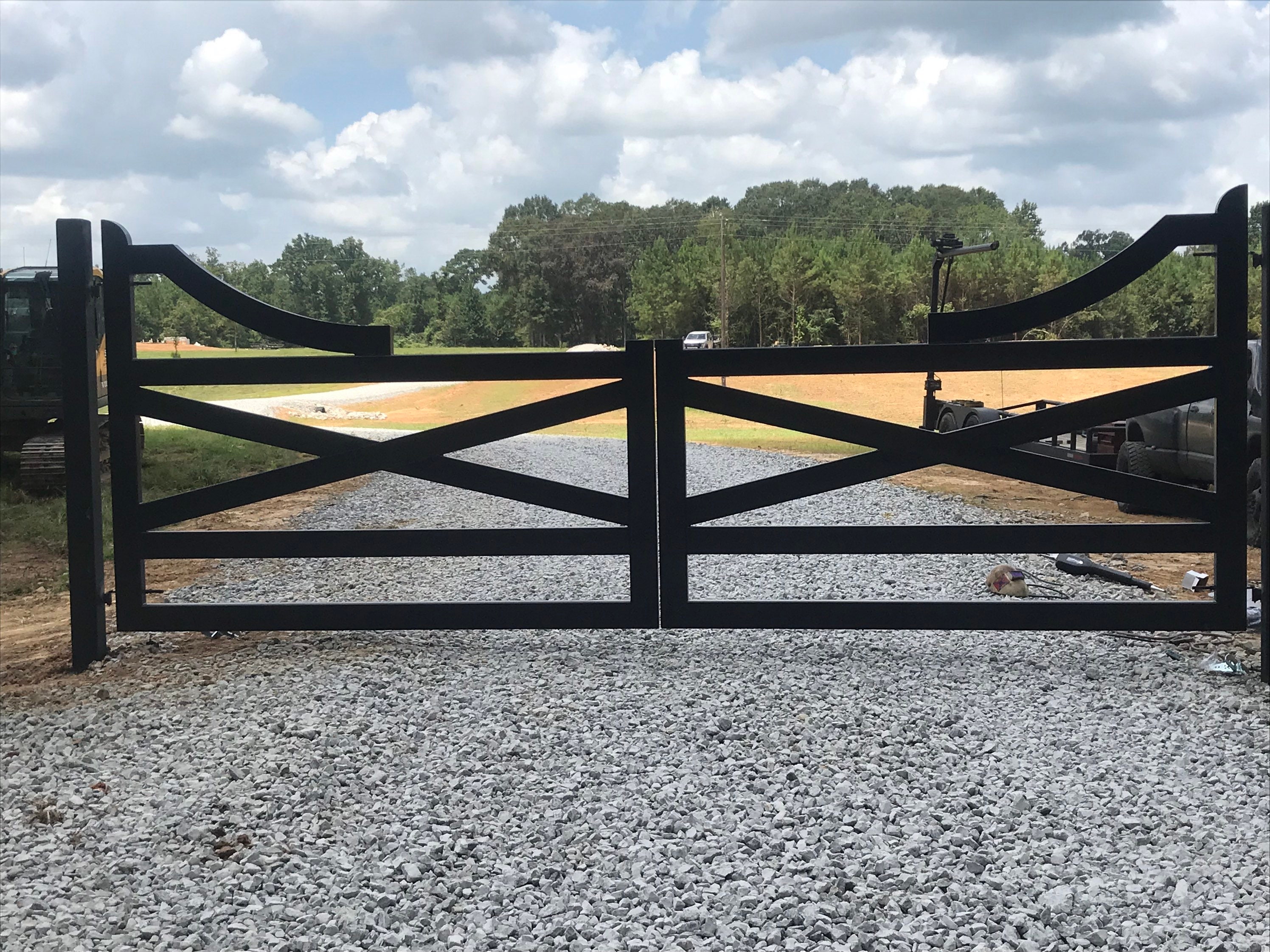 Driveway /estate Gates / Wrought Iron / Farm Gate - Etsy