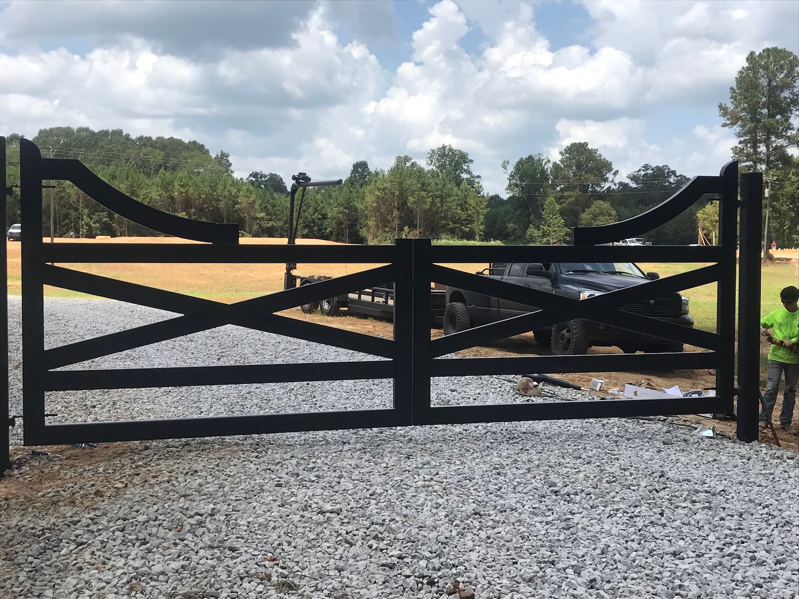 Driveway /estate Gates / Wrought Iron / Farm Gate - Etsy